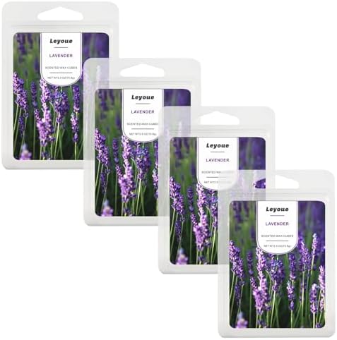Amazon.com: Set of 4 Scented Wax Fragrance Melts, Natural Aromatherapy ...
