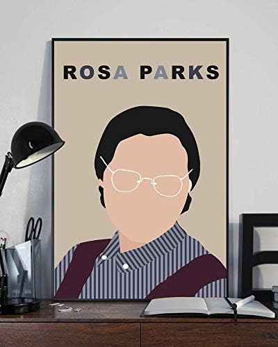 Rosa Parks Poster Rosa Parks Portrait Rosa Parks Feminism Poster Rosa ...
