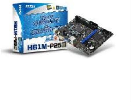 Amazon.com: MSI H61M-P25 (B3) - LGA1155 Intel H61(B3) Chipset MicroATX ...