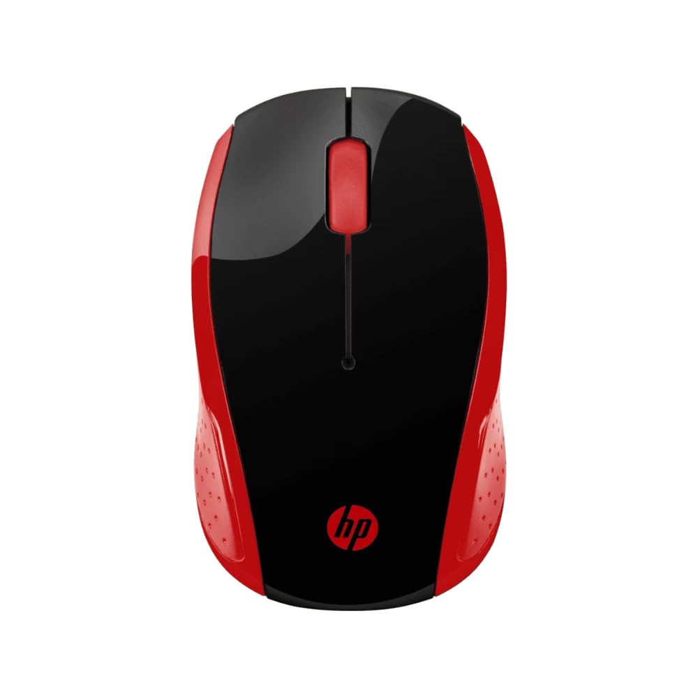HP Wireless Mouse 200, 2.4GHz, Ambidextrous Design, 3 Buttons, 1000 DPI ...