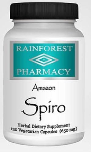 Amazon.com: Rainforest Pharmacy Spiro Natural Herbal Supplement| 120 ...