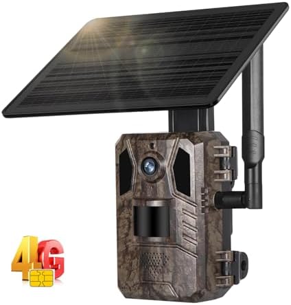 Amazon.com: VOOPEAK 4G Solar Trail Camera - 2.5K Live Streaming Game ...