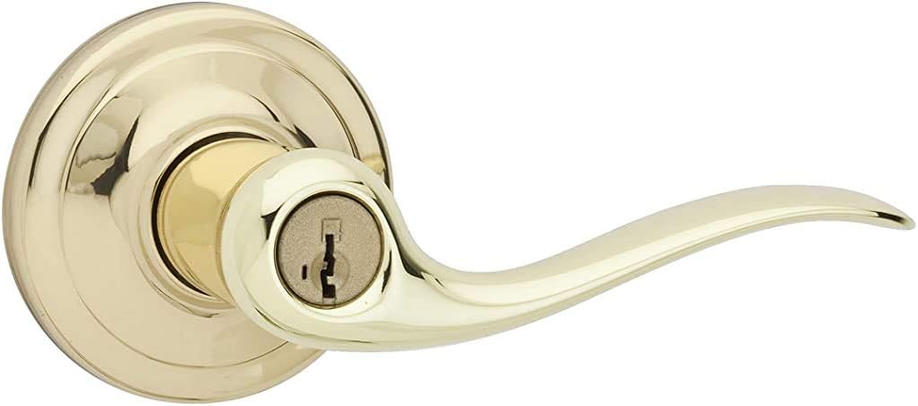 Kwikset 97402-572 Tustin Keyed Entry Lever for Garage or Office Door ...