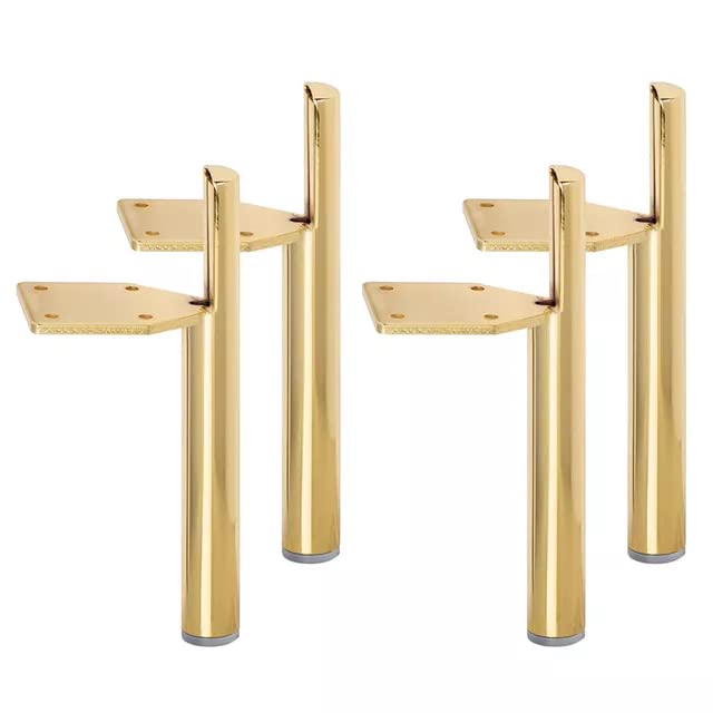 FASINATION Furniture Legs Metal, Handle Shaped 15cm (6inch) Cabinet ...