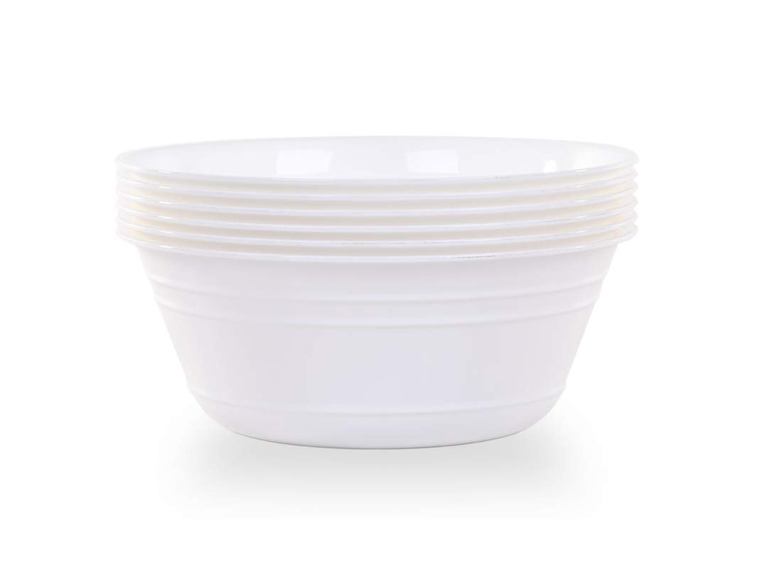 Amazon.com: Mintra Home Snack Bowls (Small 6pk (600ml), White) : Home ...