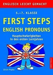 Englisch First Steps. English Pronouns.: Popko, Ulrich: 9783572014606 ...