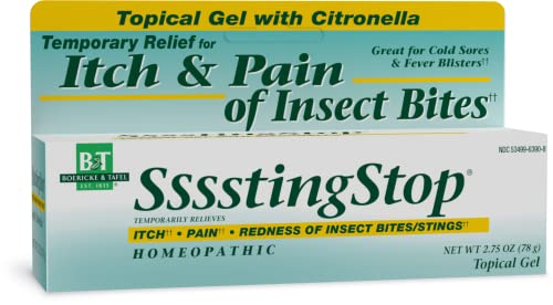 Nature's Way Boericke and Tafel Ssssting Stop, Itch and Pain Relief for ...