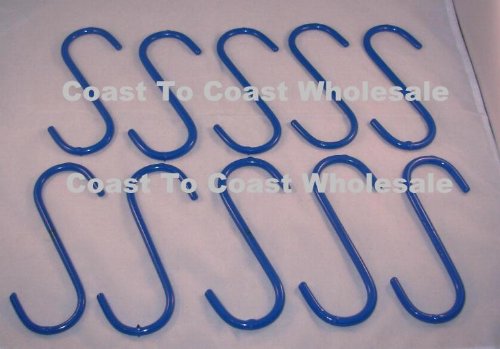 Amazon.com: 10 Pc Utility Blue Hook Set S Shape Home or Shop Tool ...