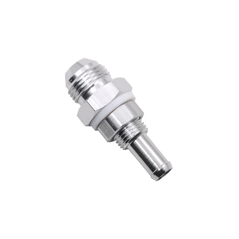 Snapklik.com : 8AN Straight To 3/8inch Hose Barb Double Fuel Pump Tank ...