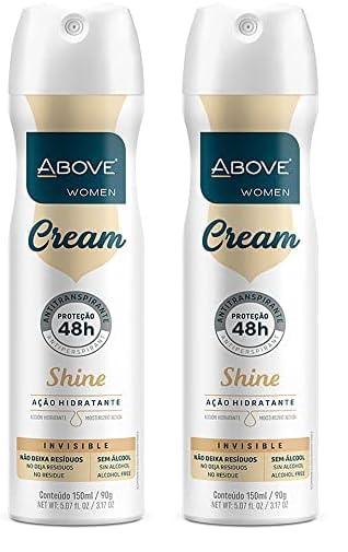 Amazon.com : ABOVE 48 Hours Antiperspirant Deodorant, Cream Shine, 3.17 ...
