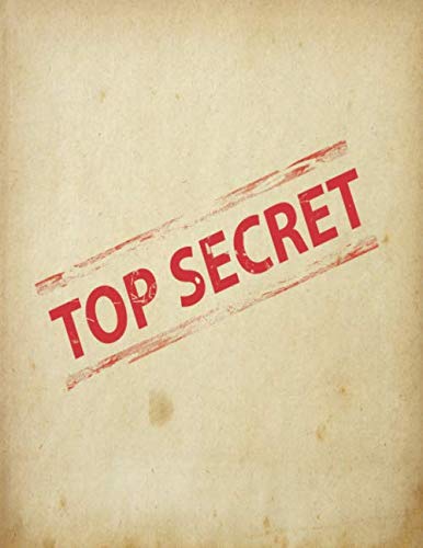 Amazon.com: Top Secret Agent Journal Detective Notebook Birthday Gag ...