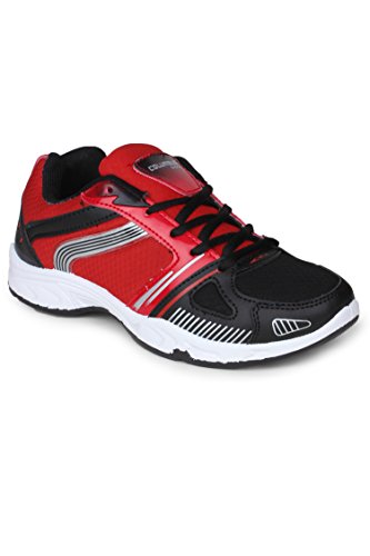 Buy Columbus Men Black Red Sports Shoes (10 UK) at Amazon.in