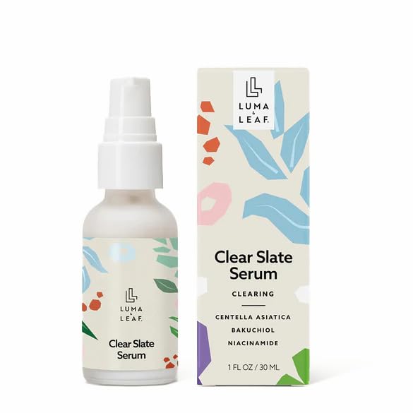 Amazon.com: LUMA & LEAF Clear Slate Serum 1 FL Oz - Niacinamide ...