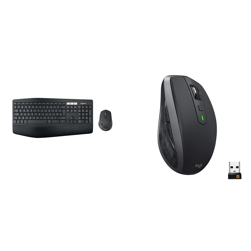 Logitech MK850 Multi-Device Wireless Keyboard and Mouse Combo, 2.4GHz ...