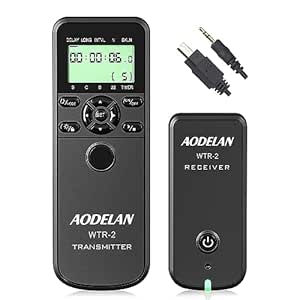 Buy AODELAN Intervalometer Timer Remote Control - Camera Wireless Shutter Release for Sony a1 a9 ...
