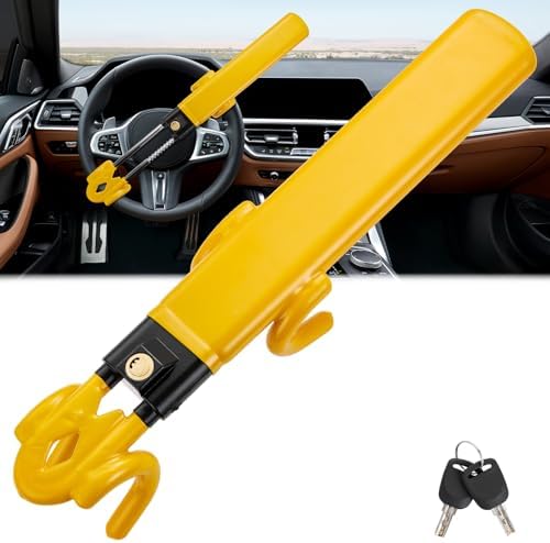 Warmiehomy Steering Wheel Lock, Universal Car Steering Wheel Locks ...