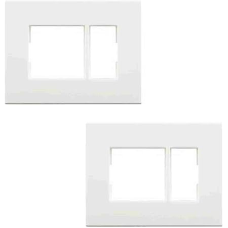 ANCHOR Polycarbonate Roma 3 Module Tresa Plate (Standard Size, White ...