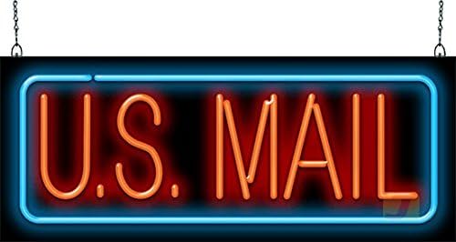 U.S. Mail Neon Sign - Picture Lights - Amazon.com