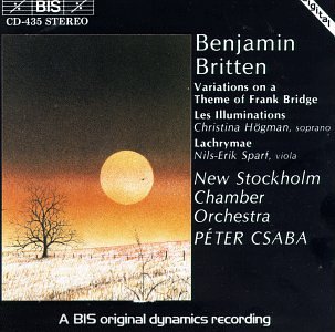 Benjamin Britten, Peter Csaba, New Stockholm Chamber Orchestra ...