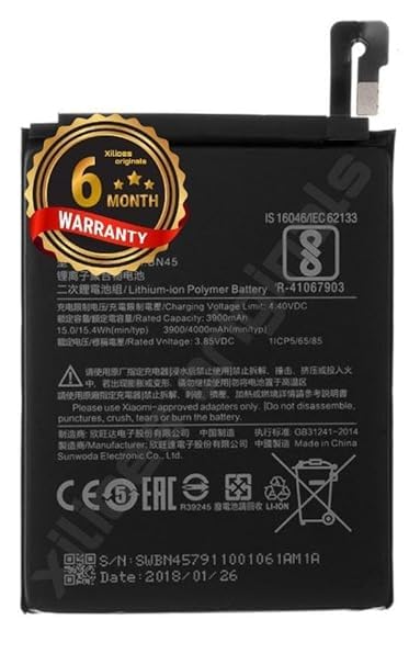XILIOES ORIGINALS® BN45 Battery for Redmi Note 5 Pro MEI7S / MEI7 ...