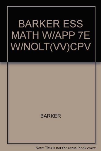 Amazon.com: Essential Mathematics with Applications;7th Edition with Cd ...