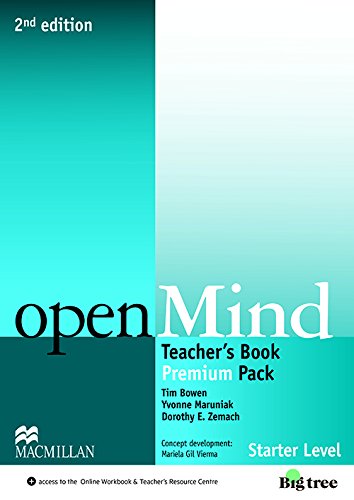 Buy openMind 2nd Edition AE Starter Level Teacher's Edition Premium ...