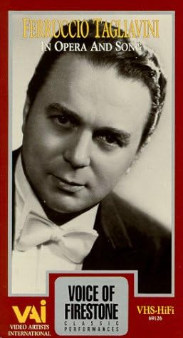 Amazon.com: Ferruccio Tagliavini In Opera & Song [VHS] : Tagliavini ...