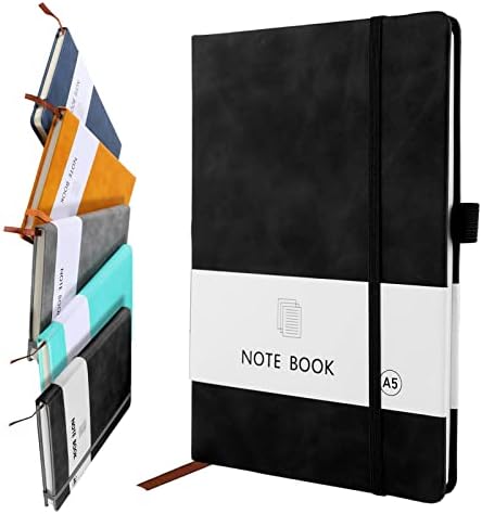 (2-Pack) Pocket Notebook 9x14cm, Small Hardcover Journal with Pen ...