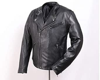 Amazon | DEGNER 2019-2020秋冬モデル 19WJ-14 カウレザーダブルジャケット（ブラック） サイズ：3XL | コート・ジャケット 通販