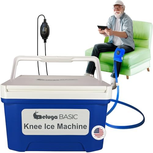 Amazon.com: BelugaBasic Cold Therapy Knee Ice Machine for Post-Surgery ...