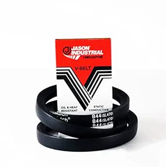 Megadyne - Jason Industrial V Belt – B44-5L470 – (Pack of 2) – Wrapped ...