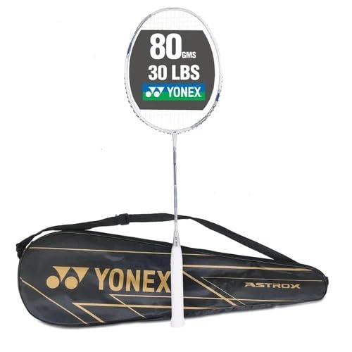 Buy YONEX Astrox Attack 9 Badminton, Pearl White, 80 Grams, Made in ...