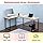 Amazon.com: Merax L-Shaped Corner Desk Office Workstation Computer Desk ...