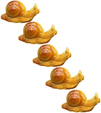 Amazon.com: Rich Boxer 2 Pcs Snail Figurines Snail Model Miniature ...