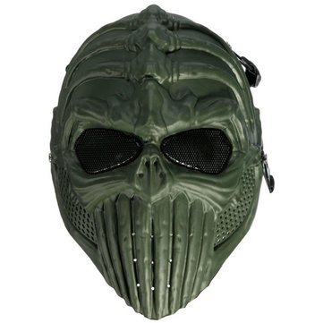 Tactical Military Skull Skeleton Full Mask for Halloween Costume Party ...