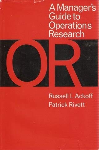 Manager's Guide to Operations Research: Rivett, Patrick, Ackoff, R. L ...
