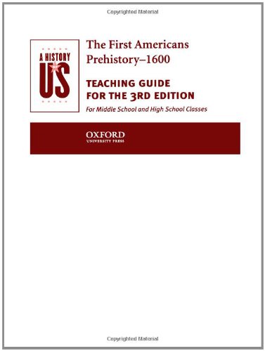 Amazon.com: A History of US Teaching Guide: The First Americans ...