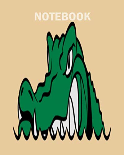 Amazon.co.jp: Notebook: crocodile funny fun thumbs up - 50 sheets, 100 ...