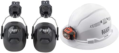 Amazon.com: Klein Tools 60407 Vented Full Brim Hard Hat with ...