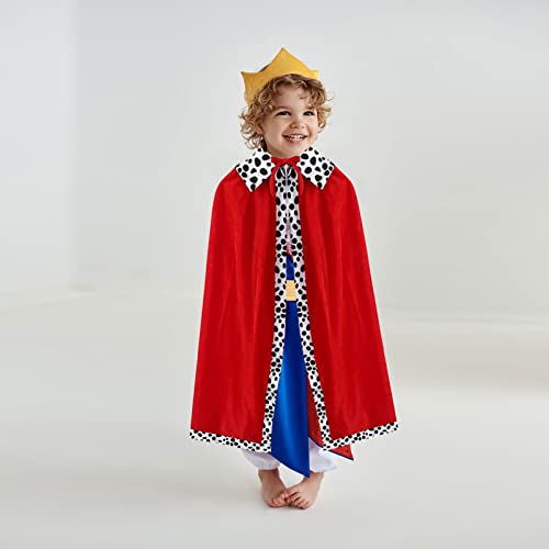 MIVAIUN Kids Prince Cloak, King Robe Queen Robe Royal Velvet Cloak ...