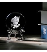 Amazon.com: 60mm Tree of Life Crystal Ball with Stand 3D Laser Engraved ...
