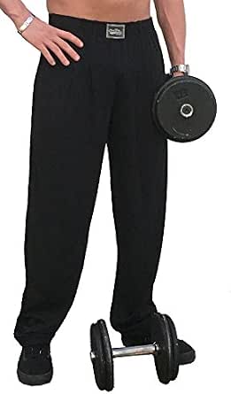 Amazon.com: Mens/Women baggy workout pants body building active wear ...