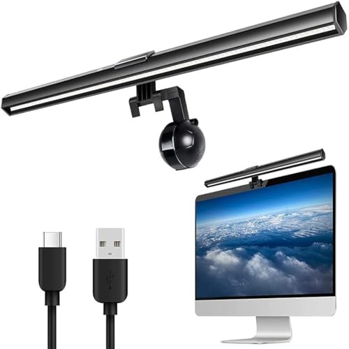 Computer Monitor Lamp, USB Powered LED Screen Monitor Light Bar, 3 ...