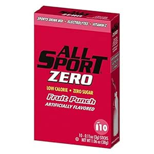 Amazon.com : All Sport Zero All Sport ZERO Sticks, Low Calorie, ZERO ...