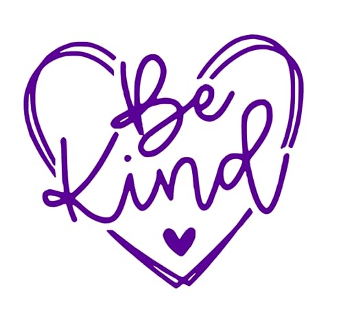 Amazon.com: Be Kind Heart Iron On Decal, Kindness Tshirt Transfer, DIY ...