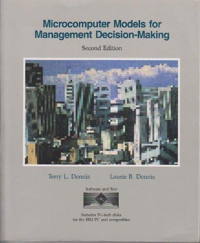Amazon.com: Microcomputer Models for Management Decision-Making/Book ...