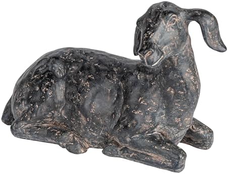 Amazon.com: Creative Co-Op Resin Standing Goat Accent Décor with Cast ...