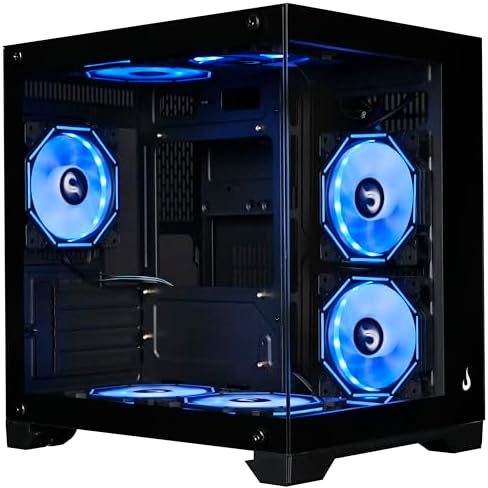 Amazon.com: Case Computer Rise Mode USA Galaxy Glass M Mini, Mini Tower ...