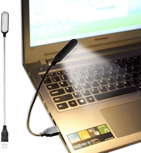 HANERDUN Bright LED USB Lamp 2 LED Light Reading Lamp 180º Angle ...