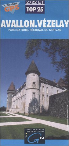 Amazon.co.jp: Carte de randonnée : Avallon - Vézelay : Japanese Books